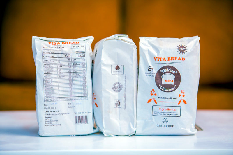 Rwandan company making bread and biscuits from sweet potatoes