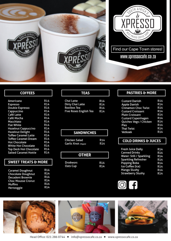 South Africa: 10 rand (50 US cents) coffee idea grows to 65 stores